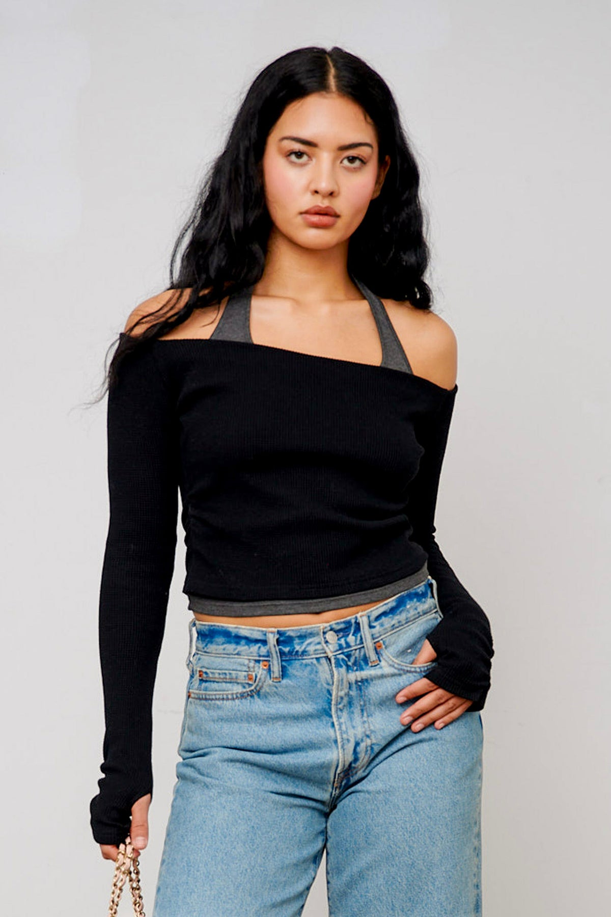 Twofold Top Black – phe phe
